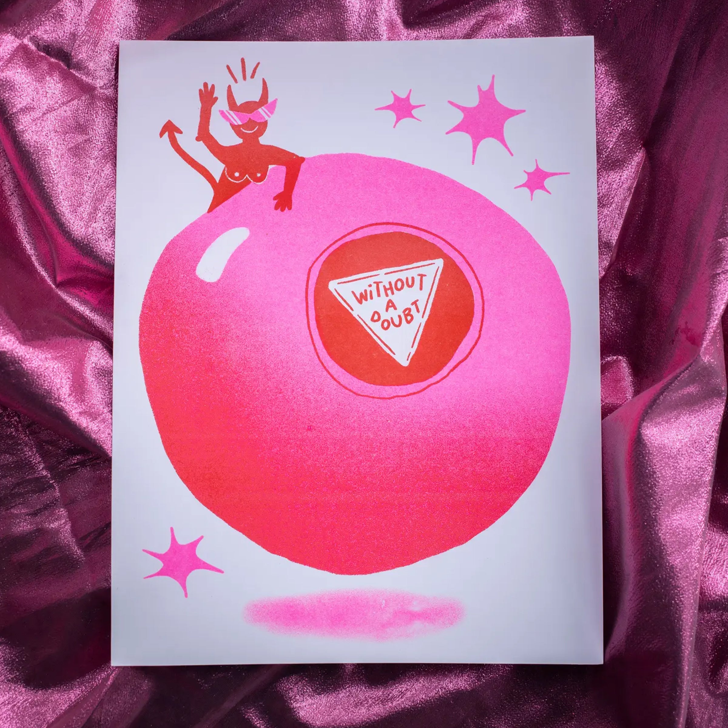 Alex Luciano: Without A Doubt Risograph Print – Tender Loving Empire