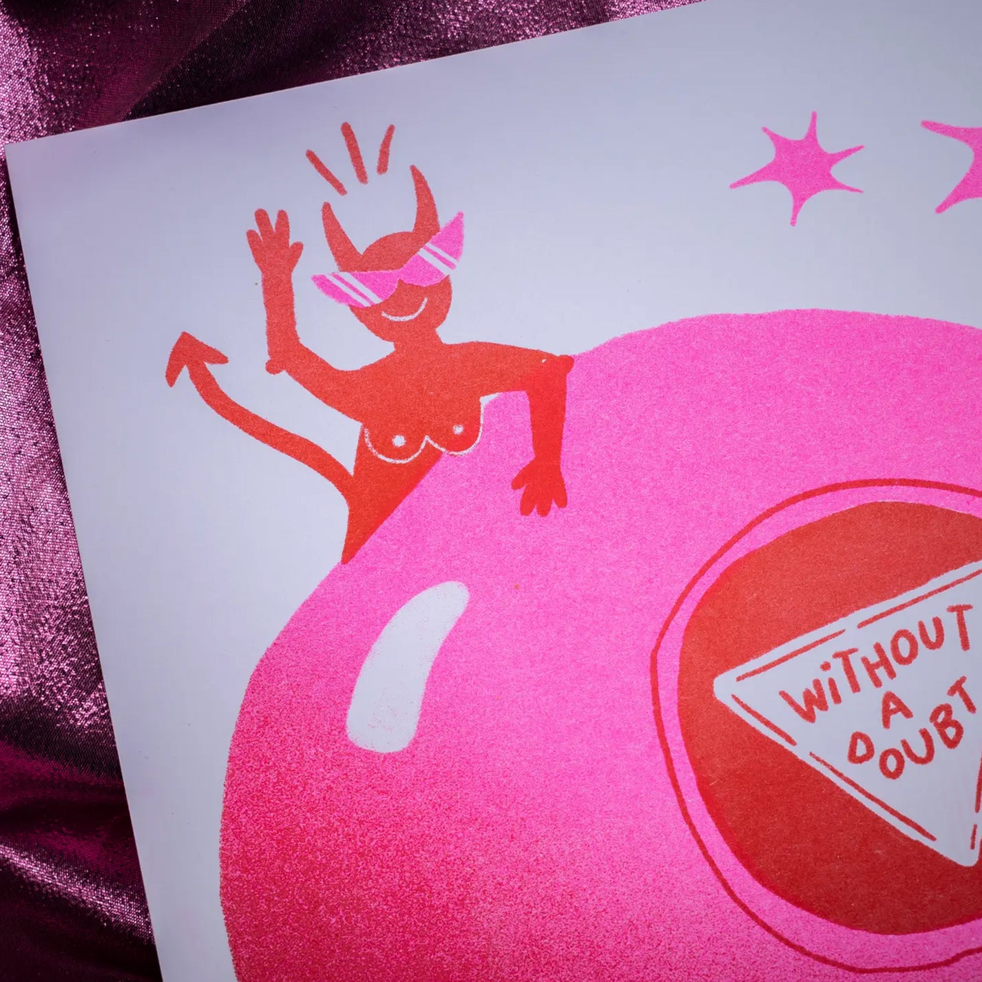 Alex Luciano: Without A Doubt Risograph Print – Tender Loving Empire