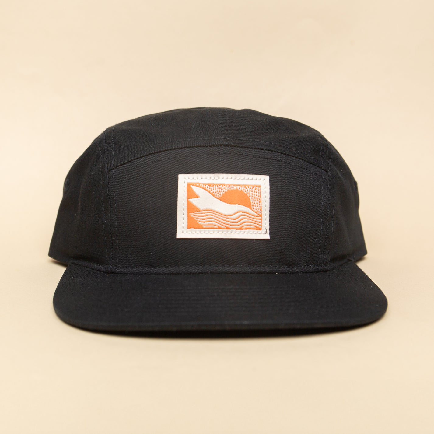 Abstract Landscape 5 Panel Hat (Black) – Tender Loving Empire