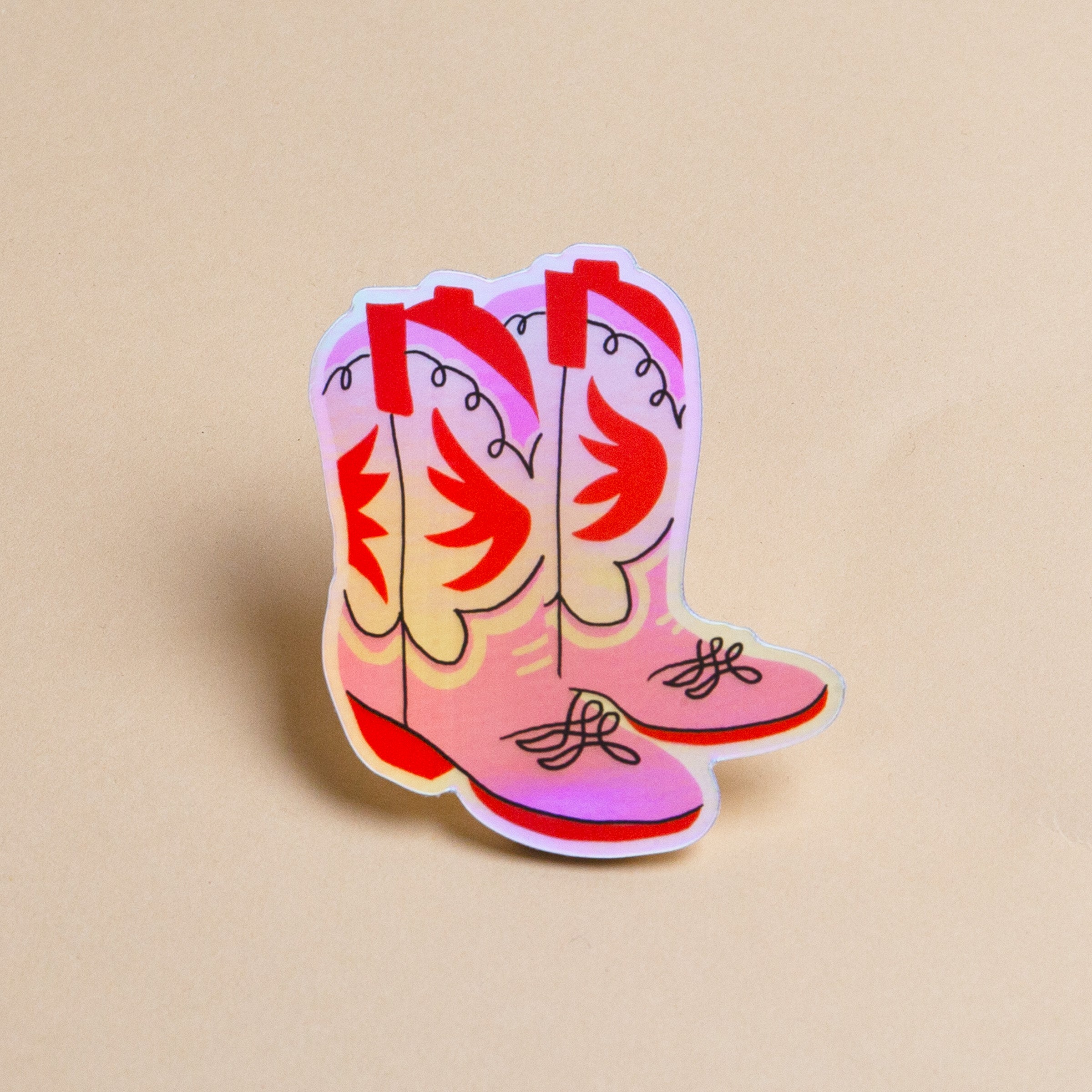 Cowgirl Boot Sticker – Tender Loving Empire