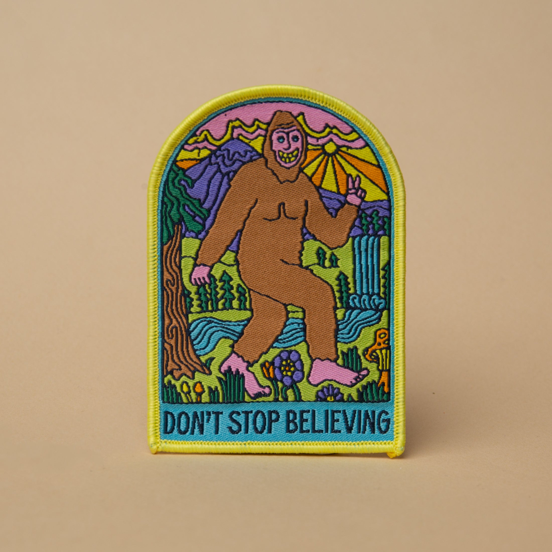 Don't Stop Believing Bigfoot Patch – Tender Loving Empire