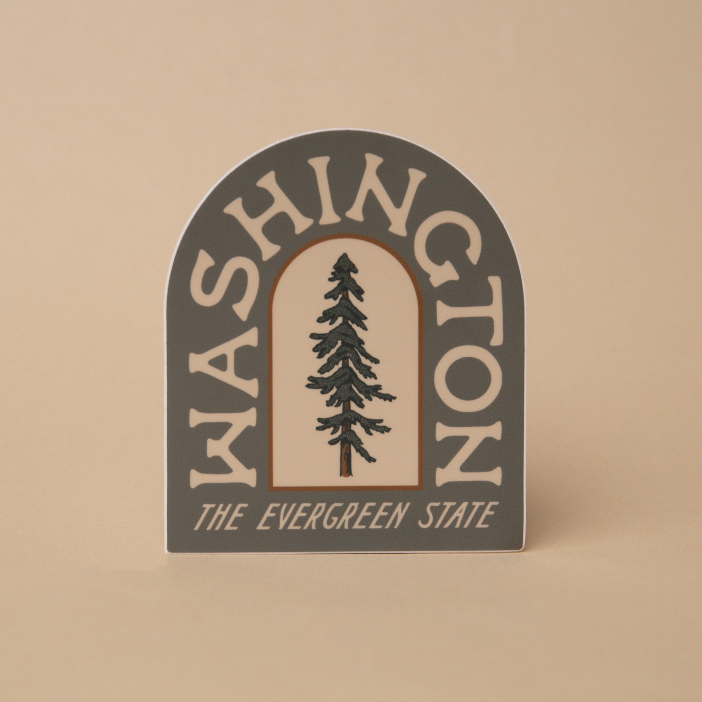 Washington Evergreen Sticker – Tender Loving Empire