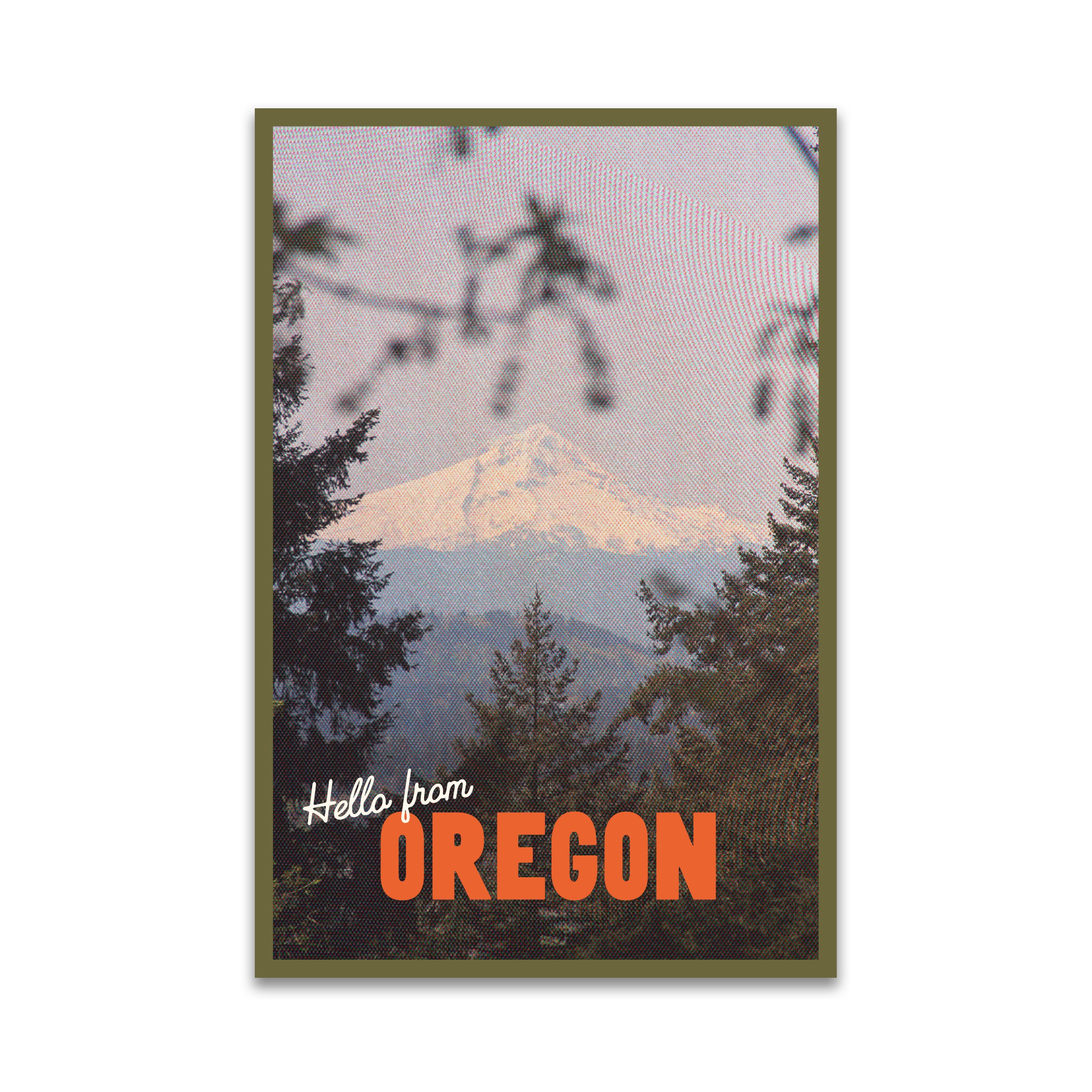 Oregon Mountain Peak Postcard – Tender Loving Empire