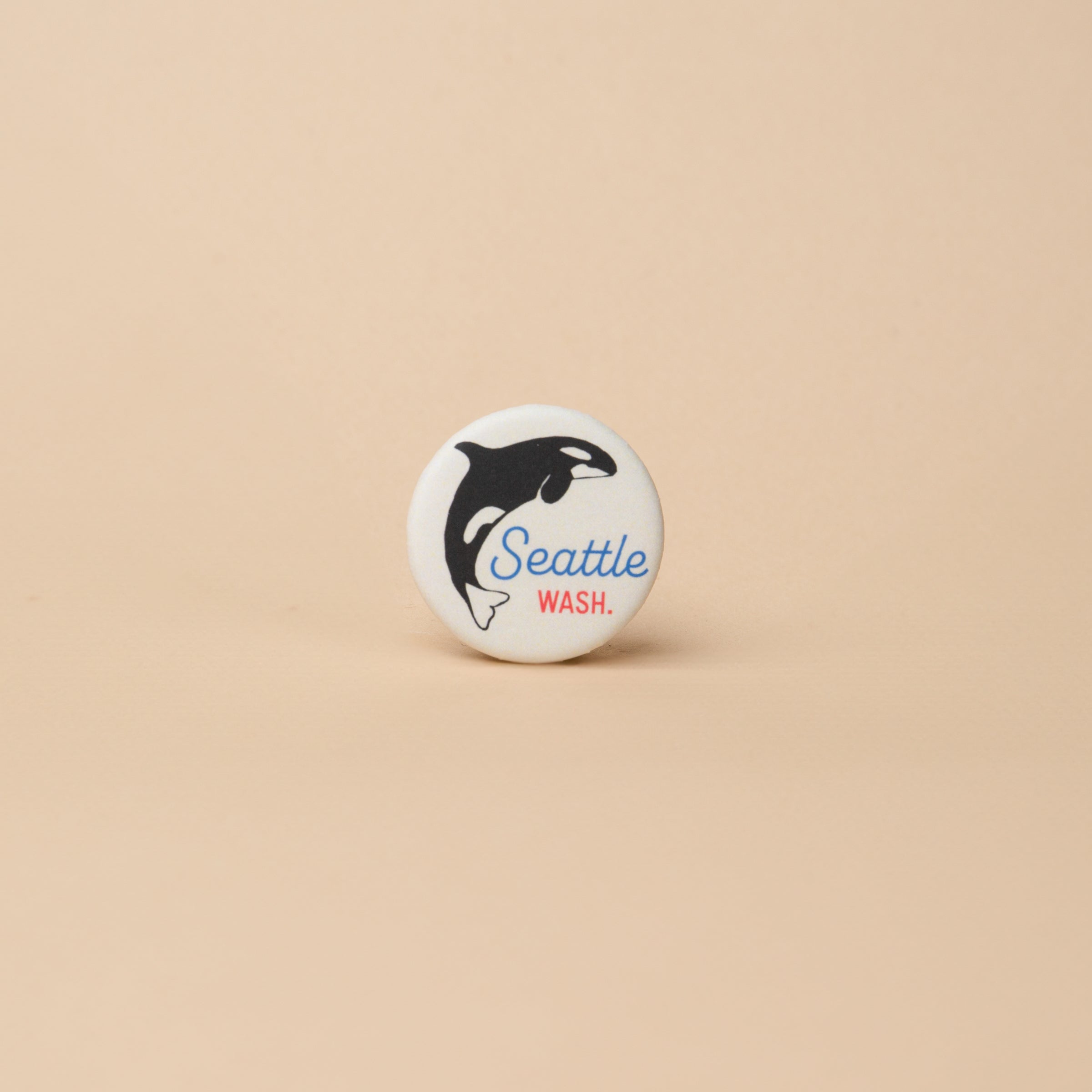 Seattle Orca Button – Tender Loving Empire