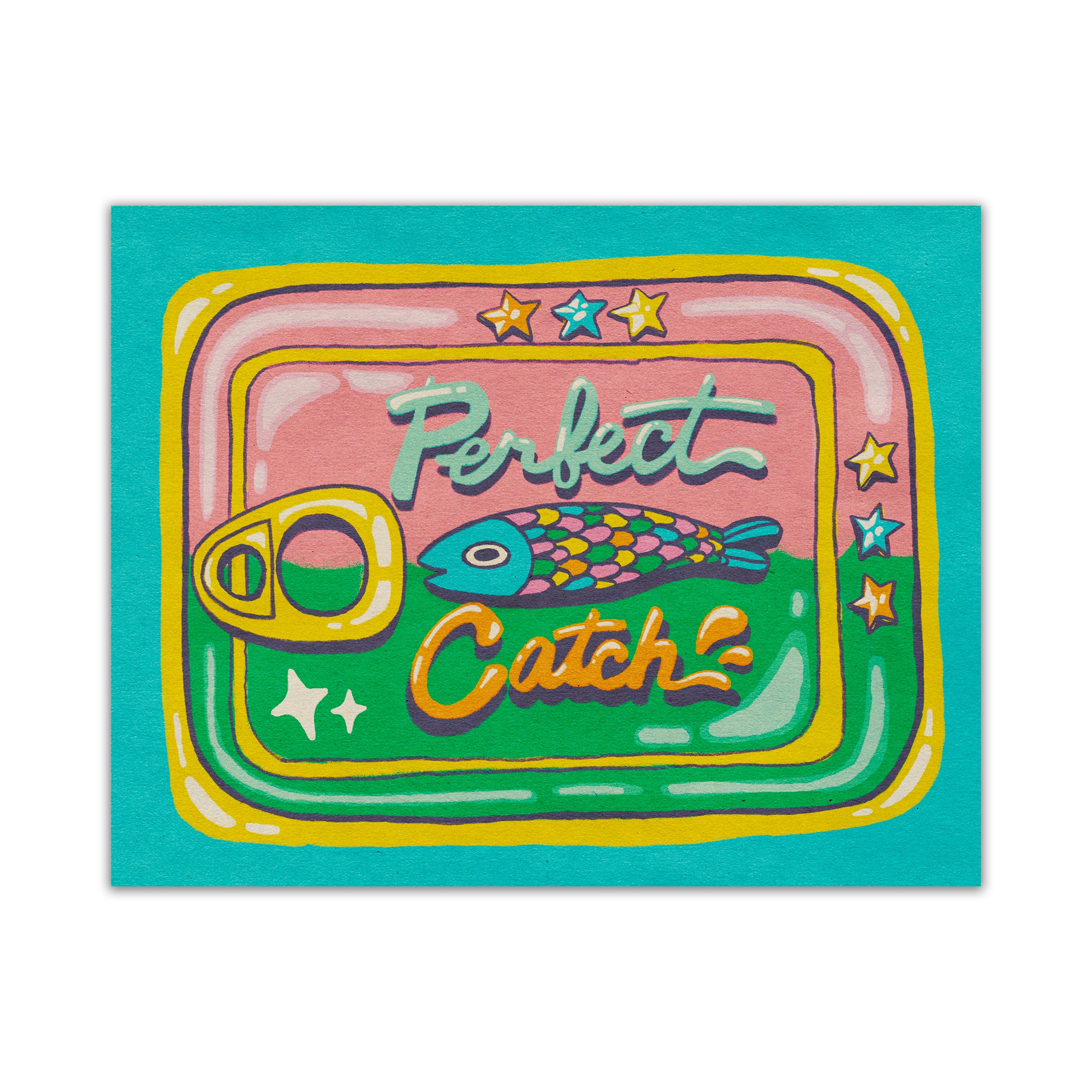 Perfect Catch Tin Print – Tender Loving Empire