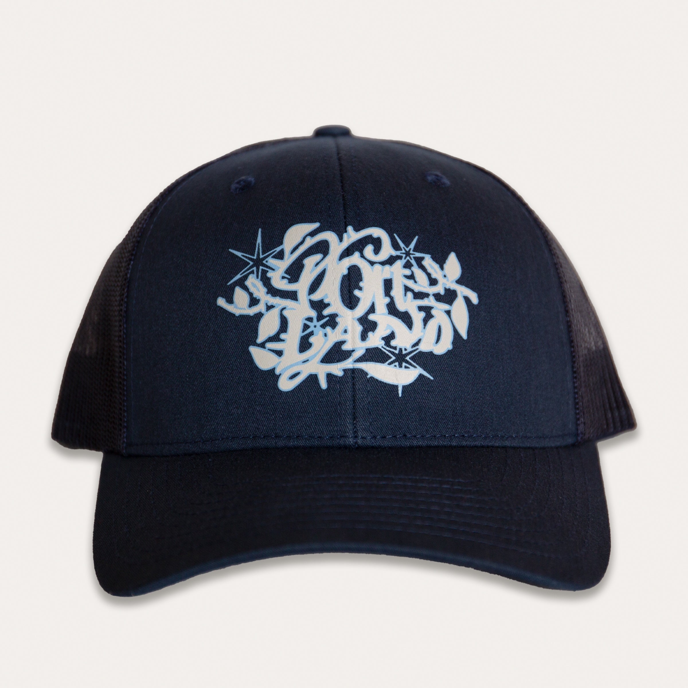 Portland Roses & Thorns Hat (Navy) – Tender Loving Empire