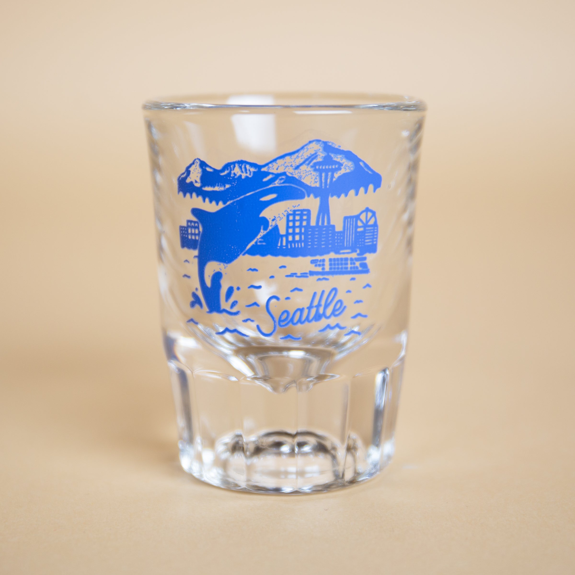 Seattle Orca Skyline Shot Glass – Tender Loving Empire