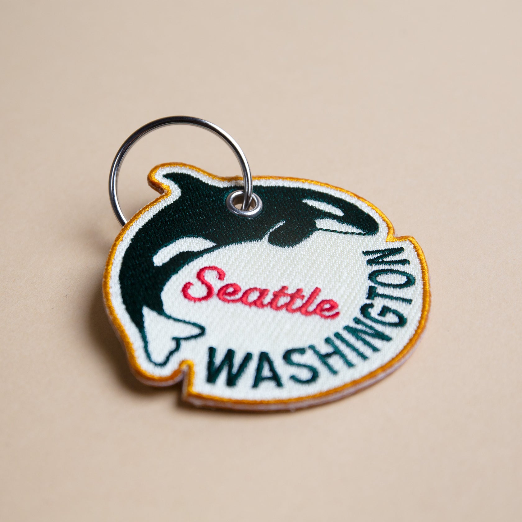 Seattle Orca Patch Keychain – Tender Loving Empire