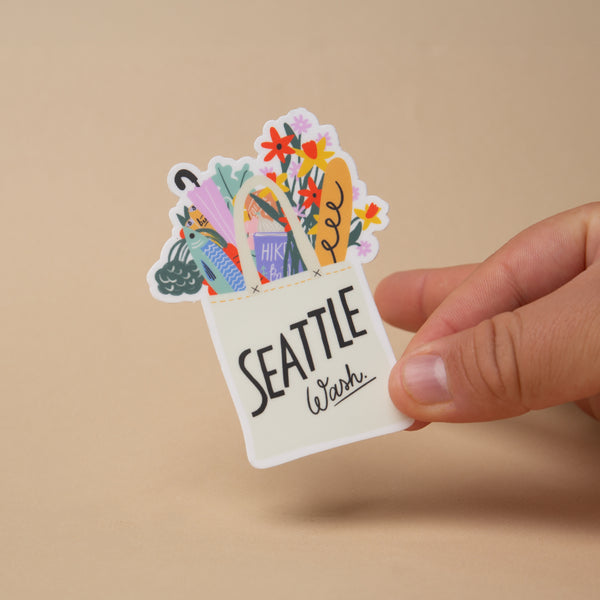 Seattle Market Sticker – Tender Loving Empire