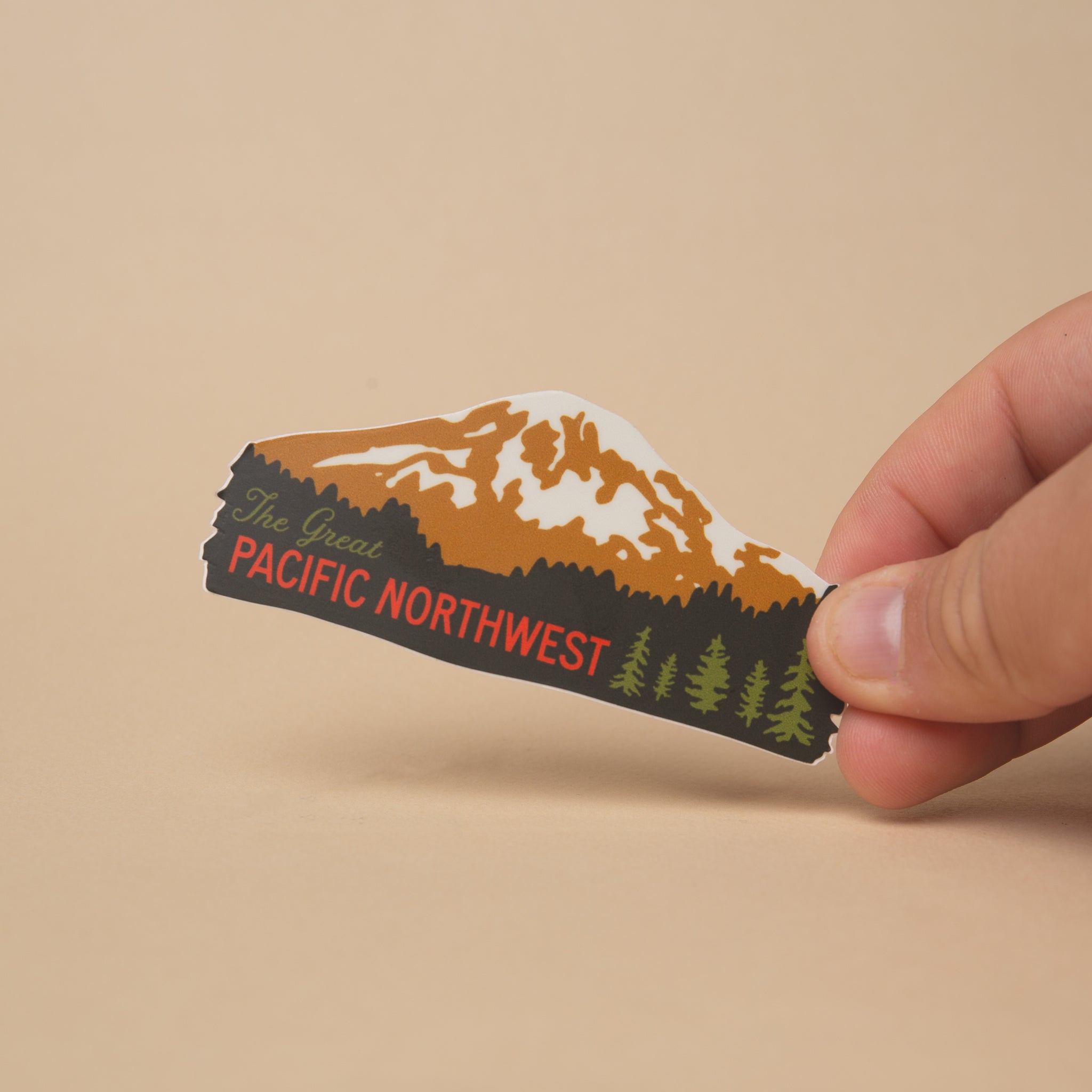 Mountain PNW Sticker – Tender Loving Empire