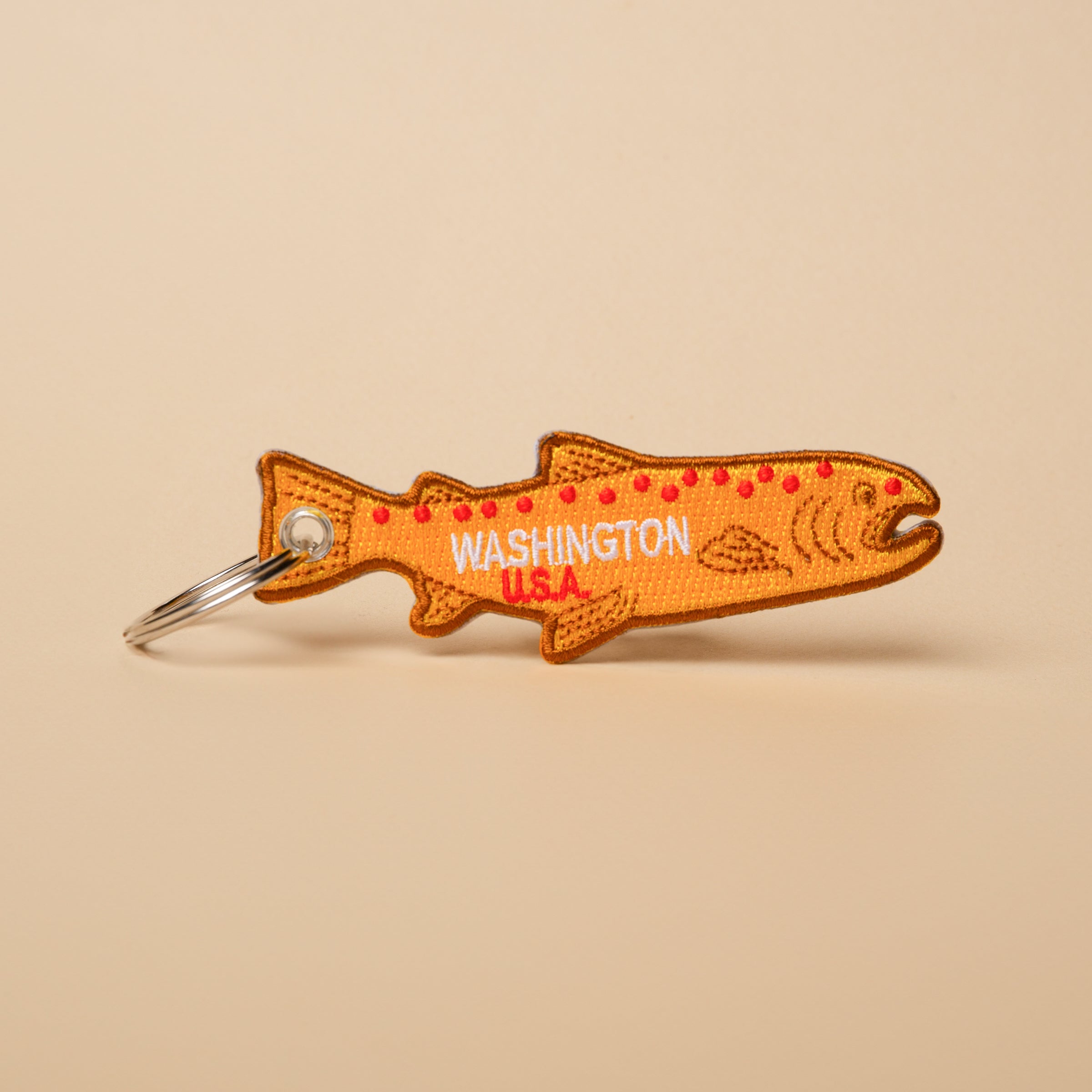 WA Fish Patch Keychain – Tender Loving Empire