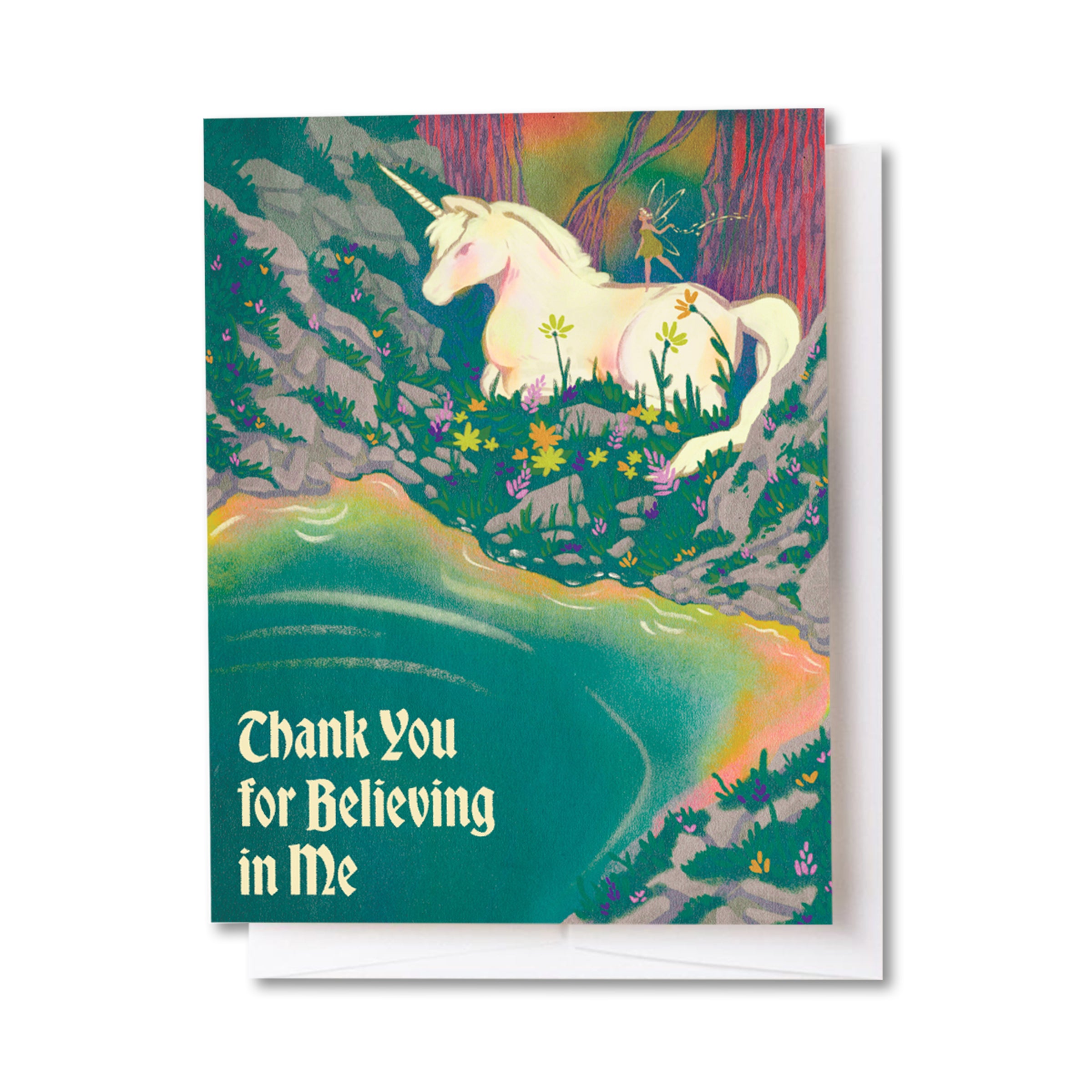 Thank You Unicorn Forest Card – Tender Loving Empire